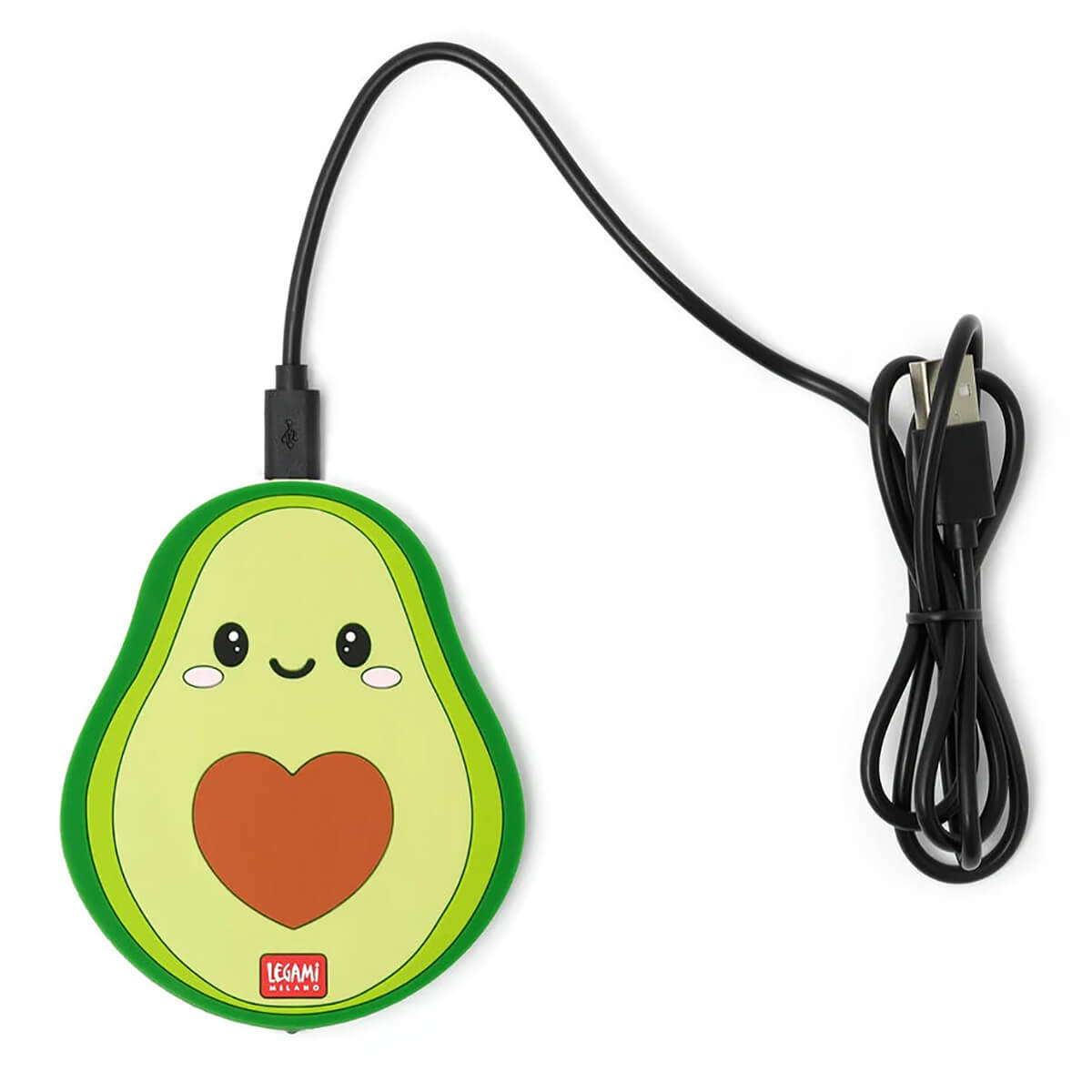Avocado Super Fast Wireless Charger by Legami – Junior Edition