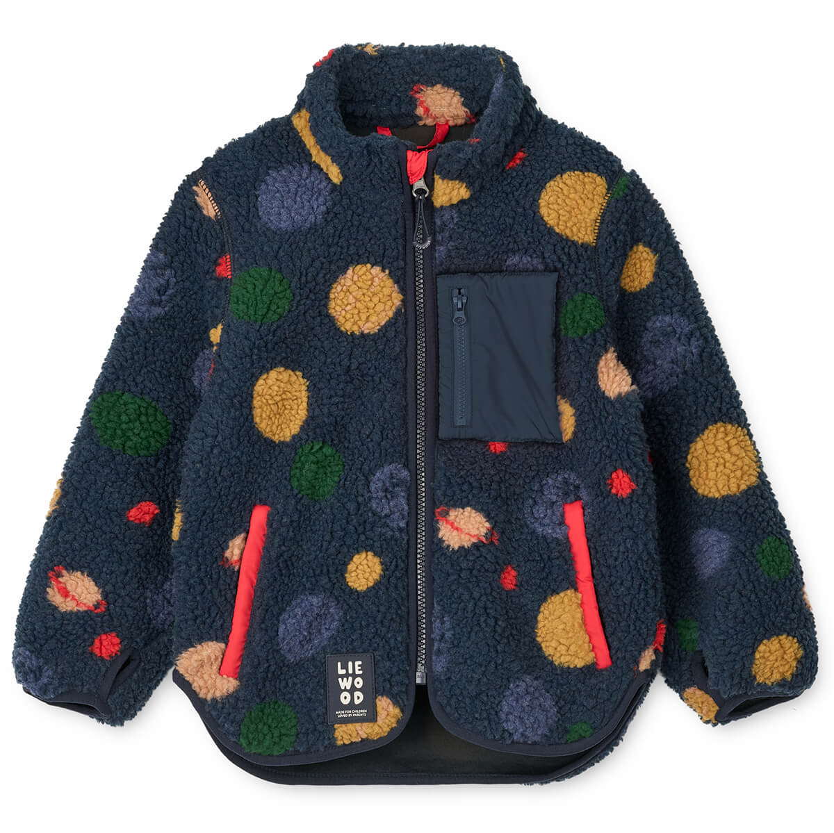 Nolan Pile Jacket in Universe Navy by Liewood - Last One In Stock - 5 ...