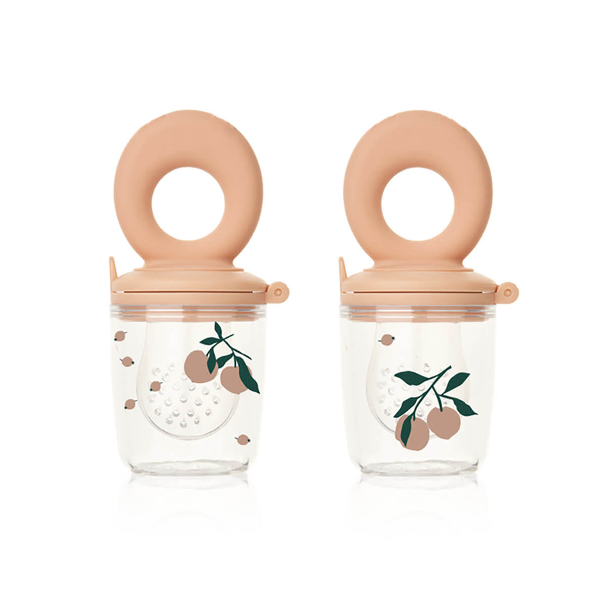 Miranda Printed Food Feeder in Peach / Seashell (2 Pack) by Liewood ...