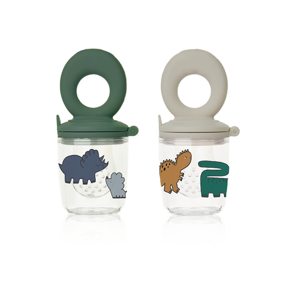 Miranda Printed Food Feeder in Peach / Seashell (2 Pack) by Liewood ...