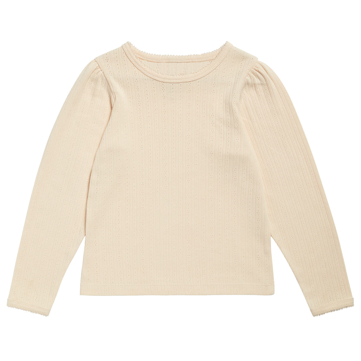 Pointelle Tee in Buttermilk by Little Cotton Clothes – Junior Edition