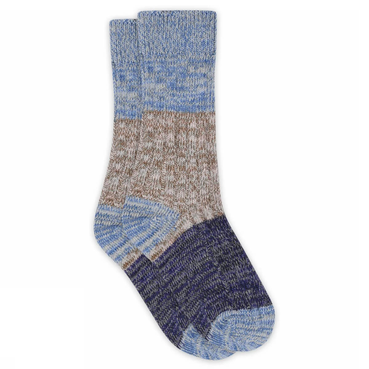 Re-Stock Cotton Rib Ankle Socks in Blue Bell by MP Denmark – Junior Edition