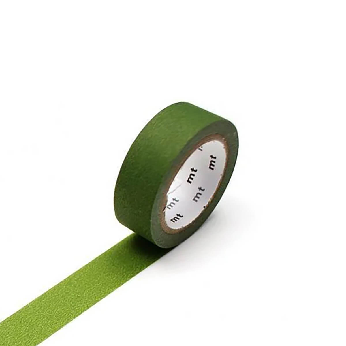 Matte Olive Green 15mm 1P Basic Washi Tape by MT Japan – Junior Edition