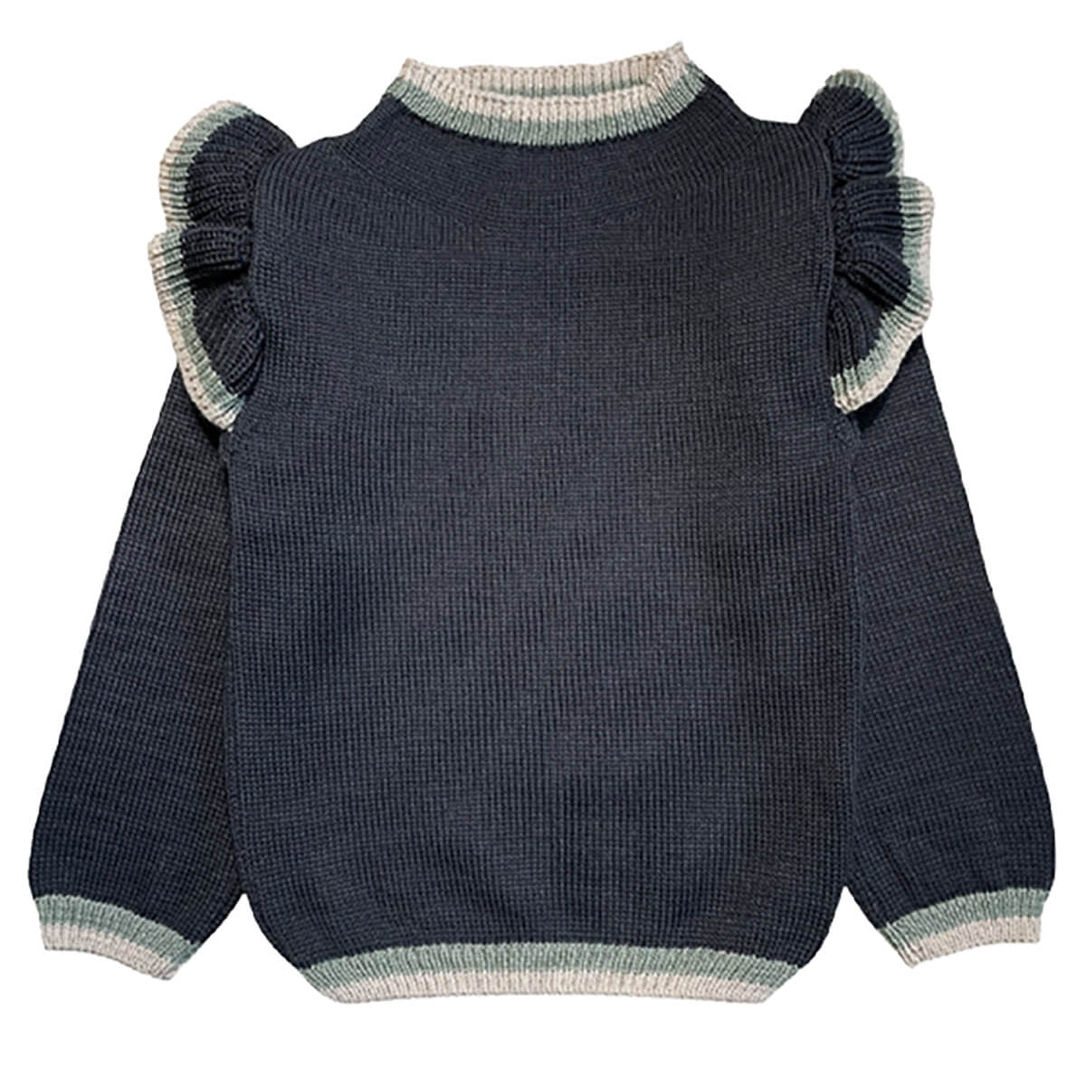 Delyth Pullover in Slate Grey by Mabli – Junior Edition