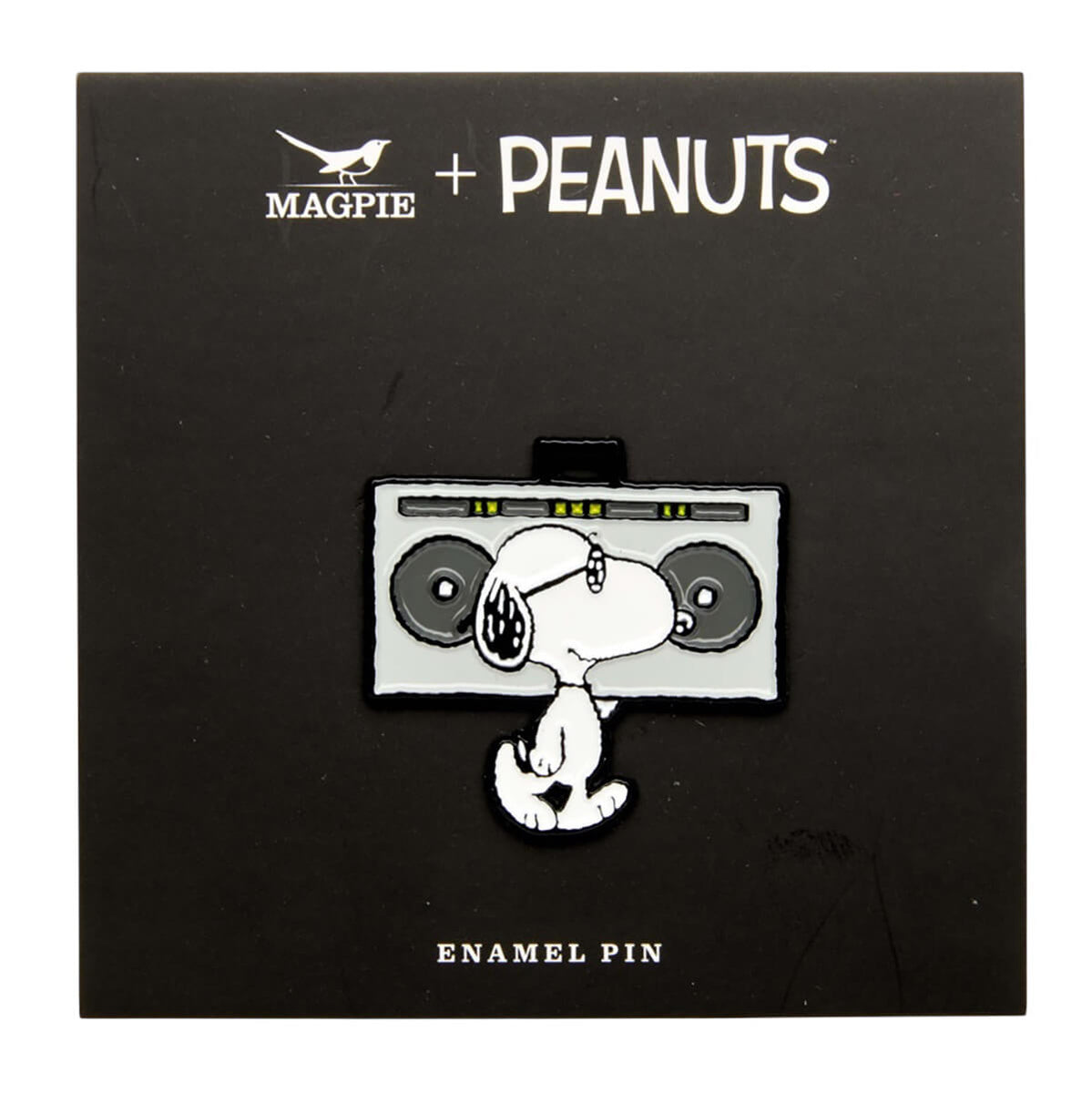 Boombox Snoopy Pin by Magpie – Junior Edition