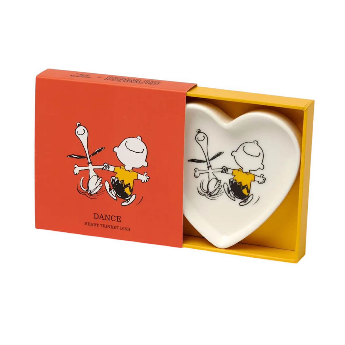 Dance Charlie Brown Heart Shaped Trinket Dish by Magpie – Junior Edition