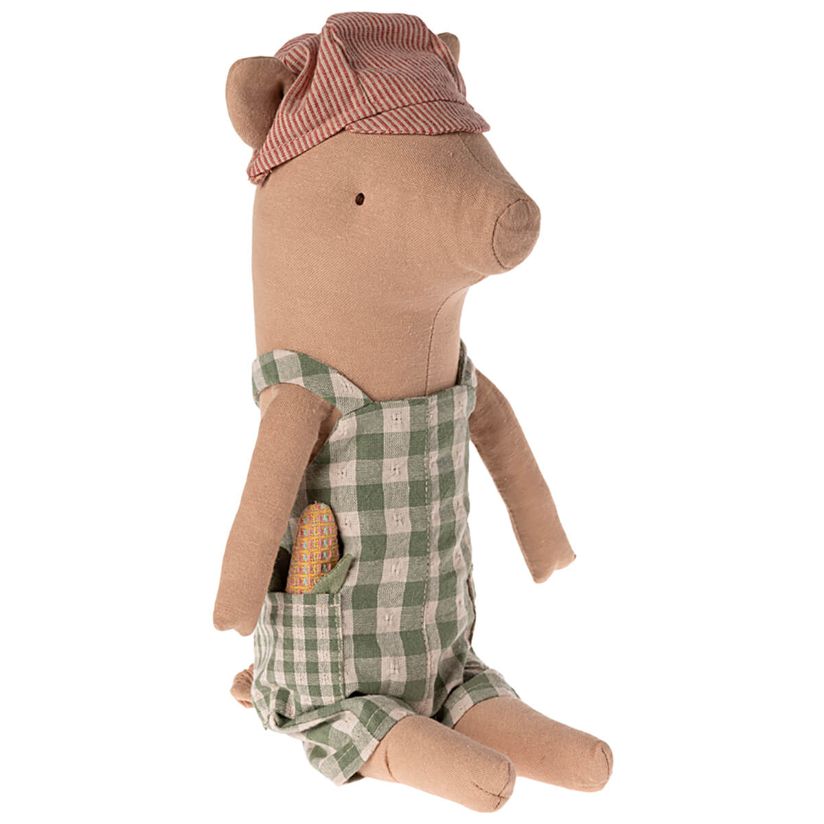 Pig in Hat & Overalls by Maileg – Junior Edition