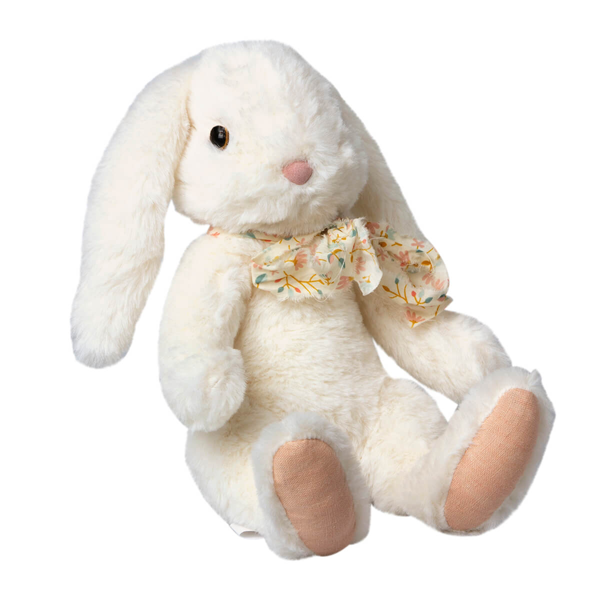 Large Fluffy Bunny in White (30cm) by Maileg – Junior Edition
