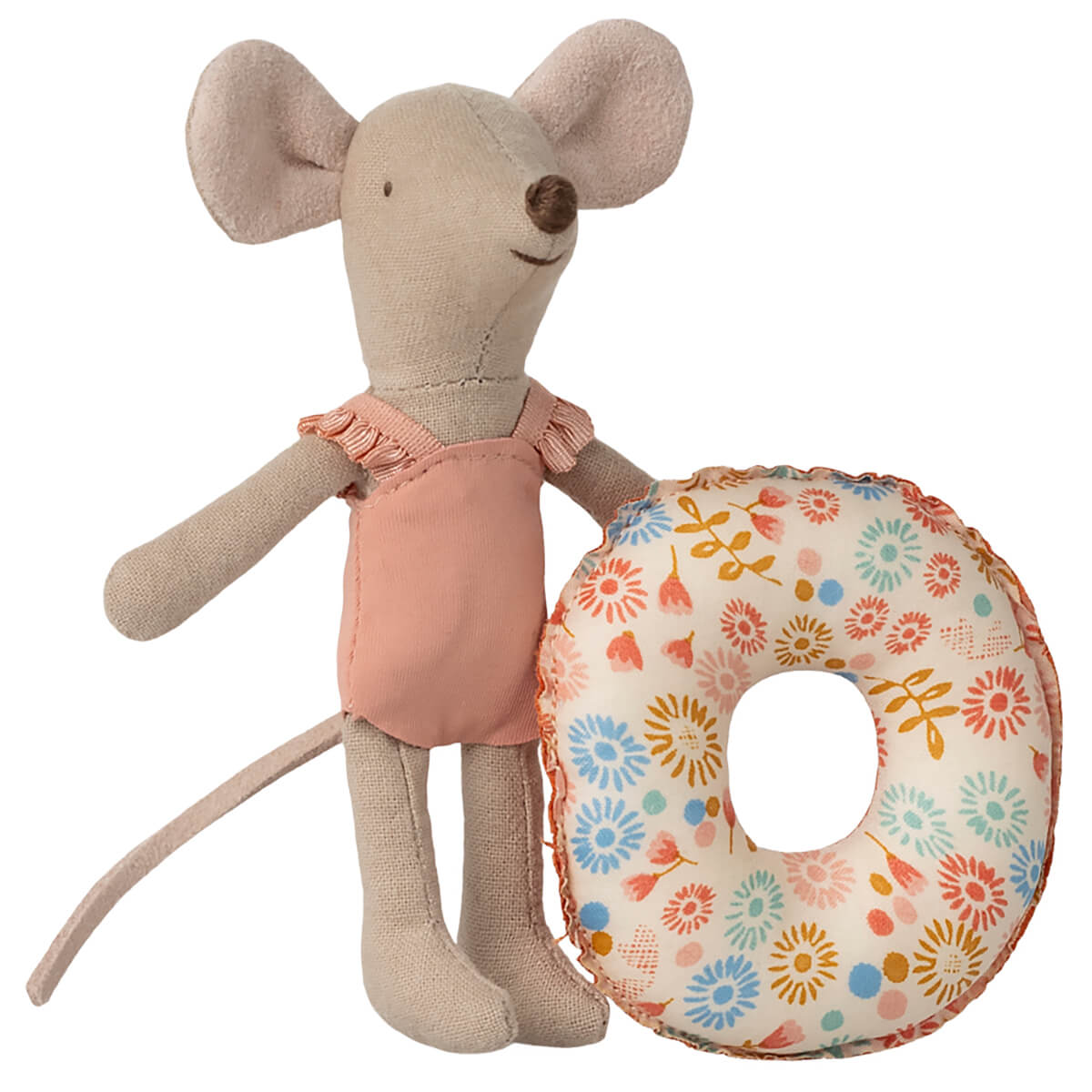 Beach Mice Little Sister with Float (Flower) by Maileg – Junior Edition