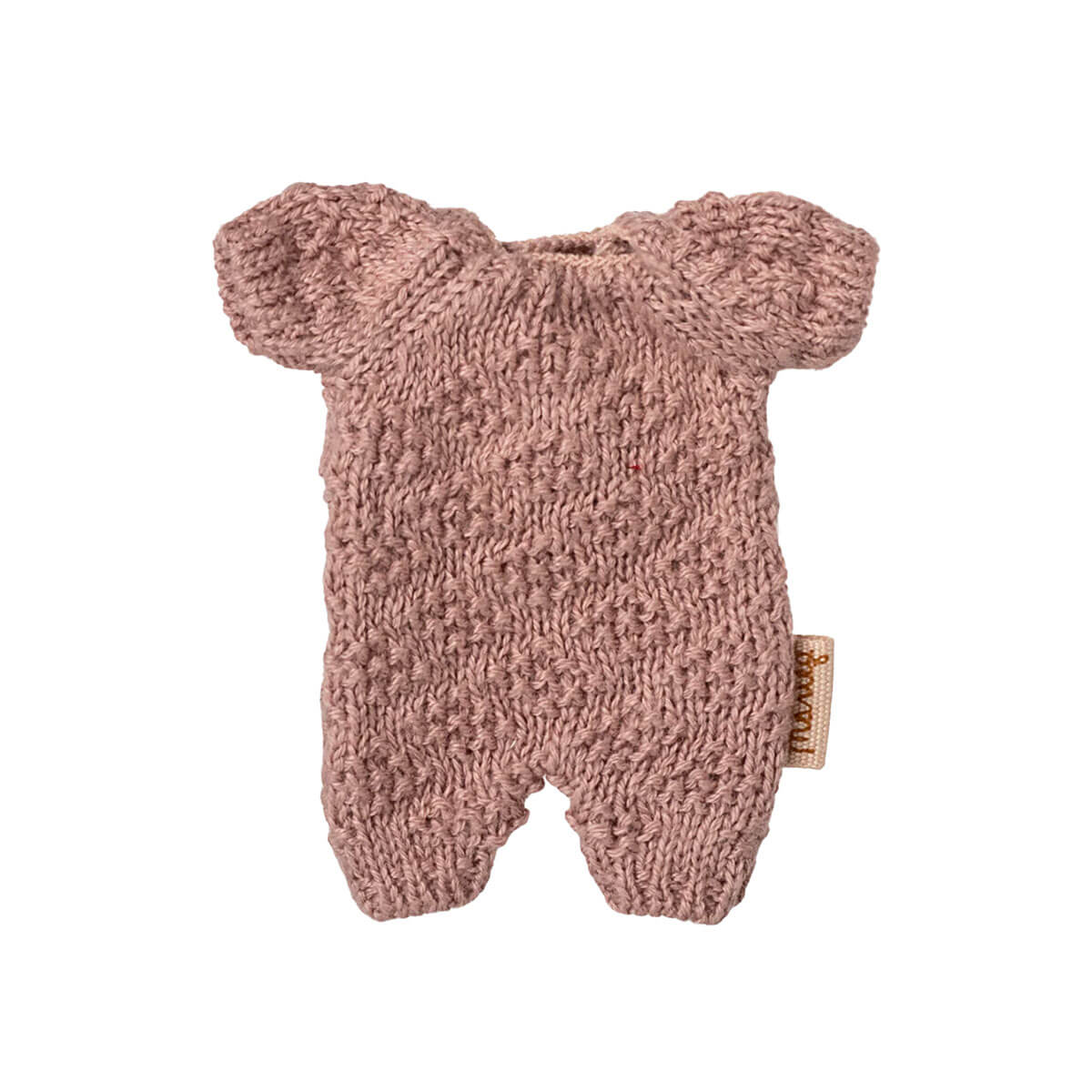 Knitted Suit for Micro Bunny / Rabbit in Heather by Maileg – Junior Edition