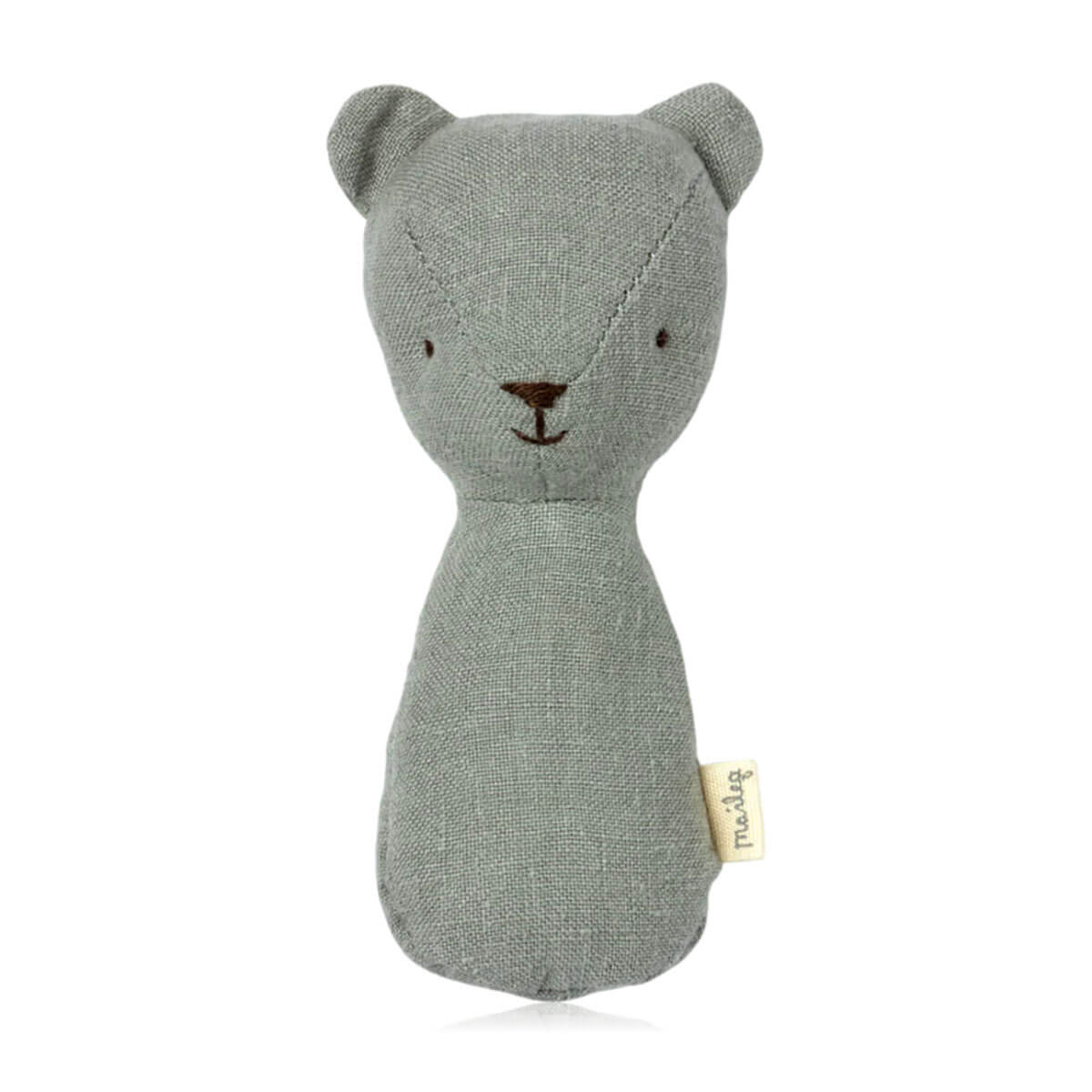 Teddy Rattle in Dusty Blue by Maileg – Junior Edition