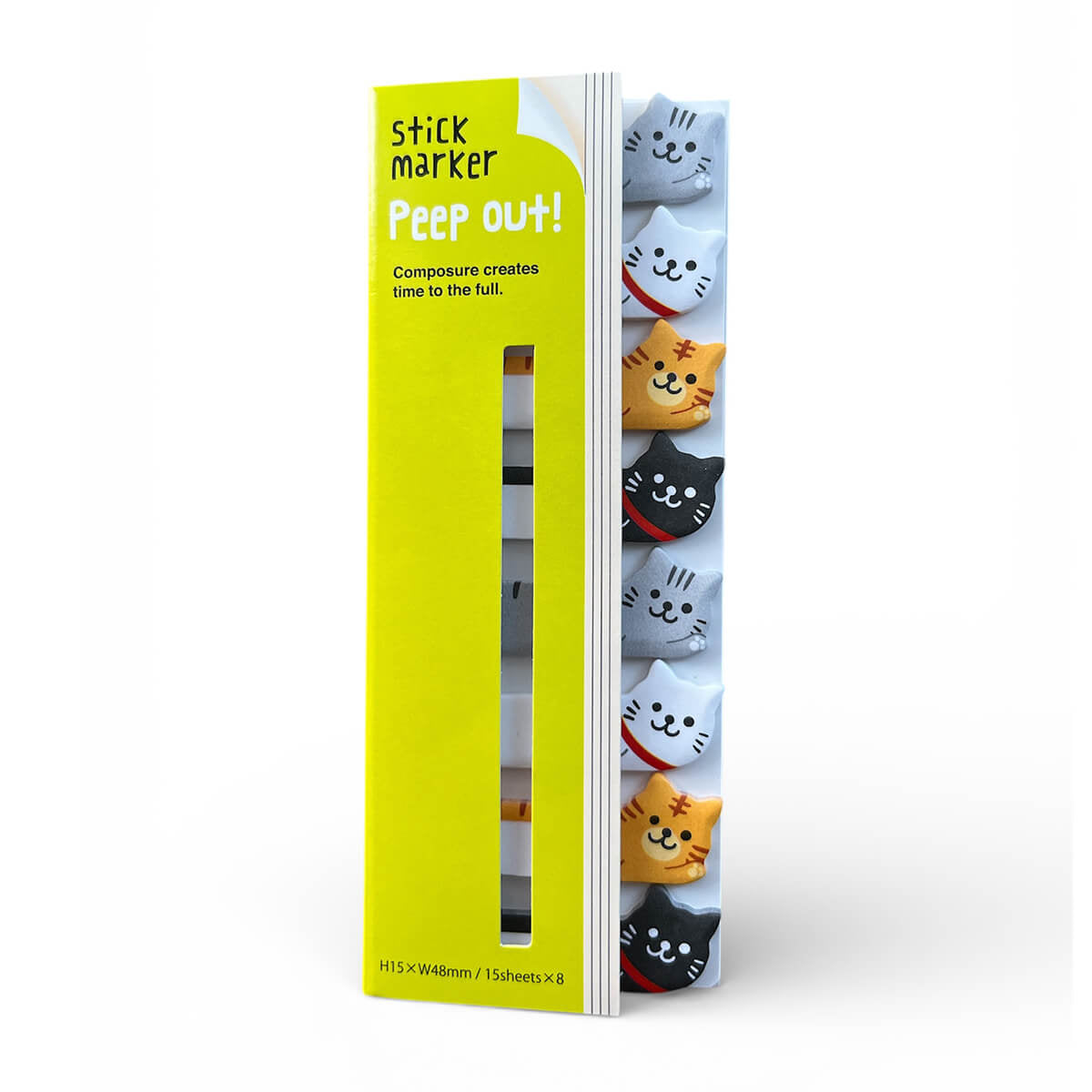 Peep Out Cat Page Markers by Mind Wave Japan – Junior Edition