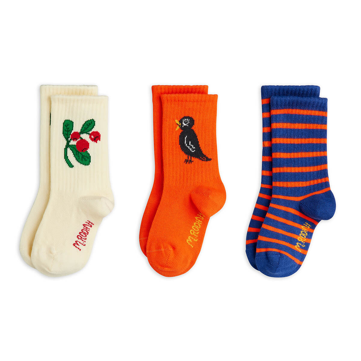Lingonberries 3 Pack Socks by Mini Rodini – Junior Edition
