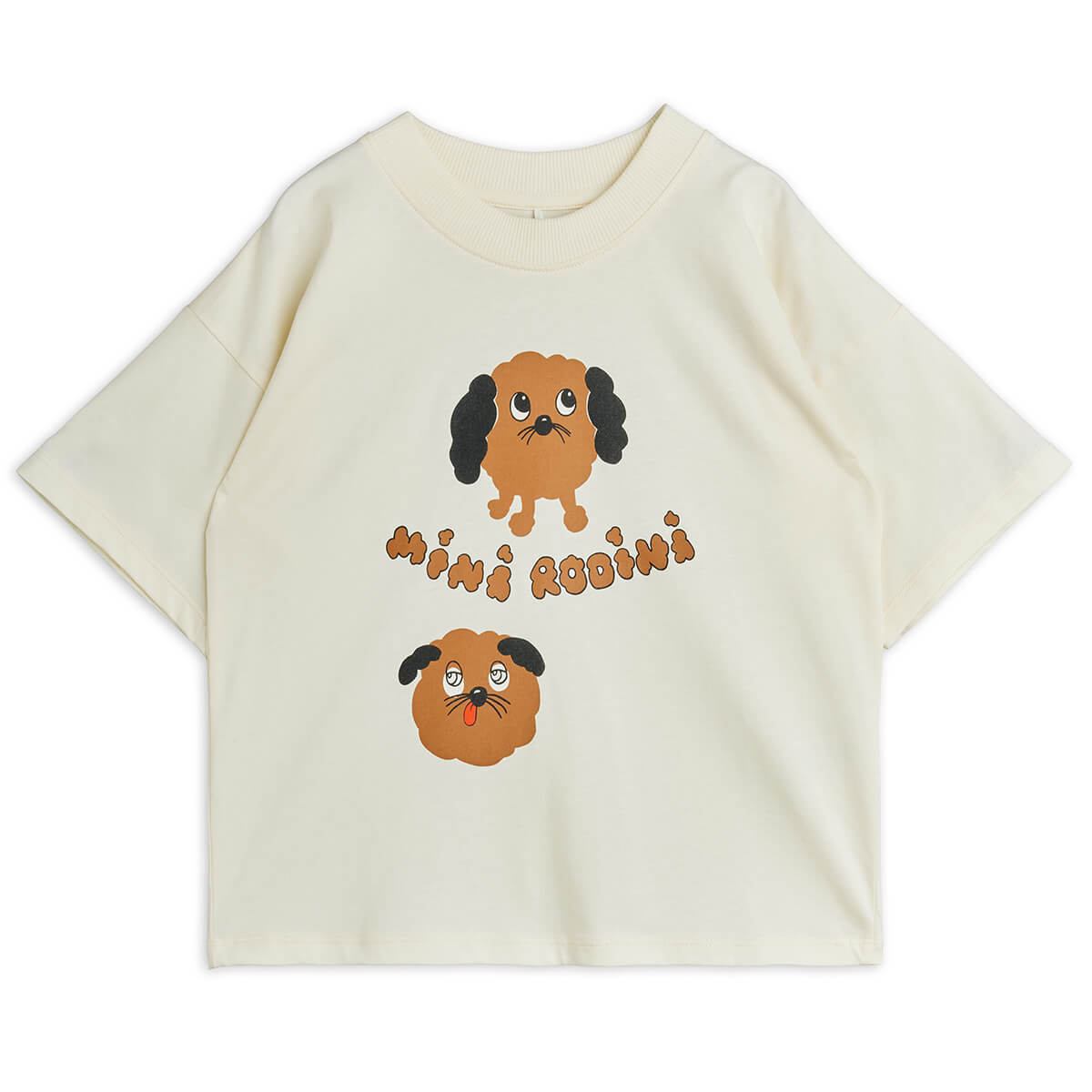 Doggies Tee in Off White by Mini Rodini – Junior Edition