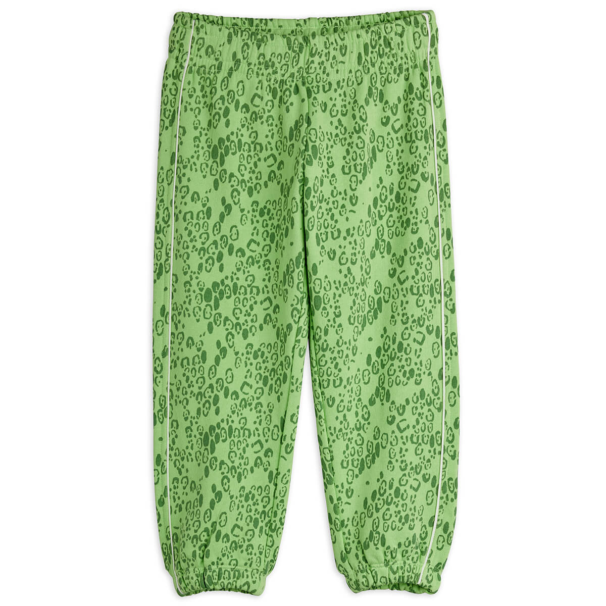 Mini Leopard AOP Sweatpants in Green by Mini Rodini – Junior Edition