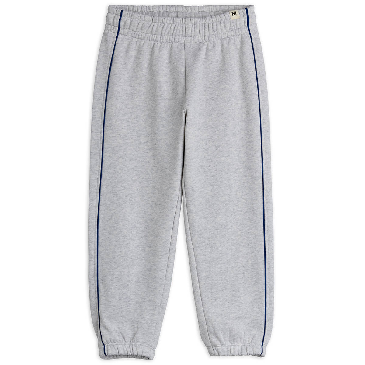 Plain Piping Sweatpants in Grey Melange by Mini Rodini – Junior Edition