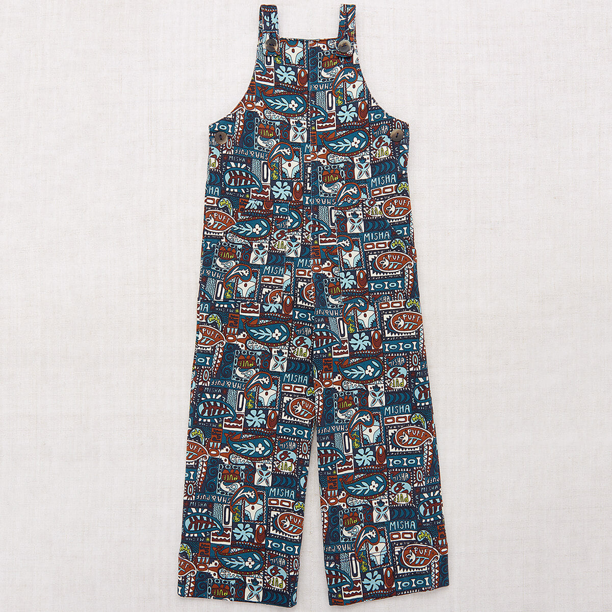 Overall in Ink Groovy Paisley by Misha & Puff – Junior Edition