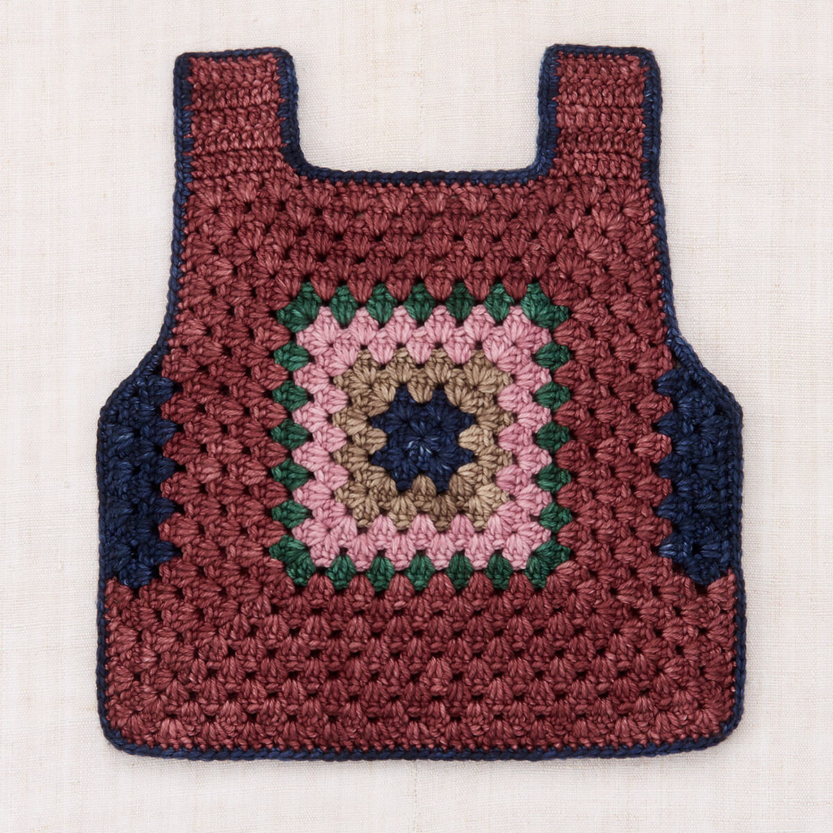 Lake House Vest in Madder Root by Misha & Puff – Junior Edition