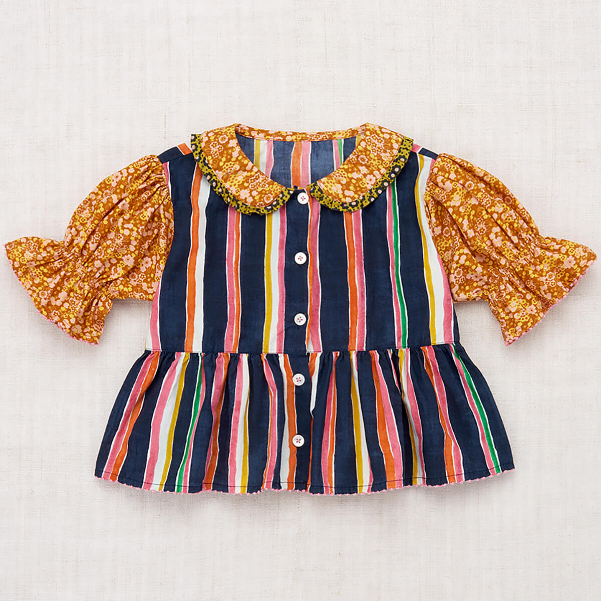 Esther Top in Moonlight Watercolor Stripe by Misha & Puff - Last Ones ...