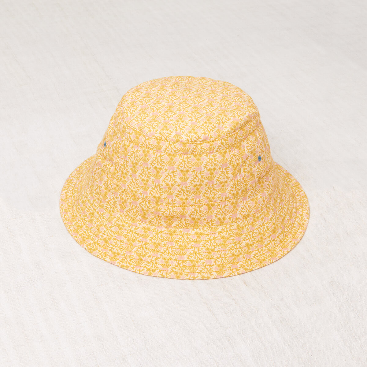 Bucket Hat in Golden Ochre Radish Root by Misha & Puff – Junior Edition