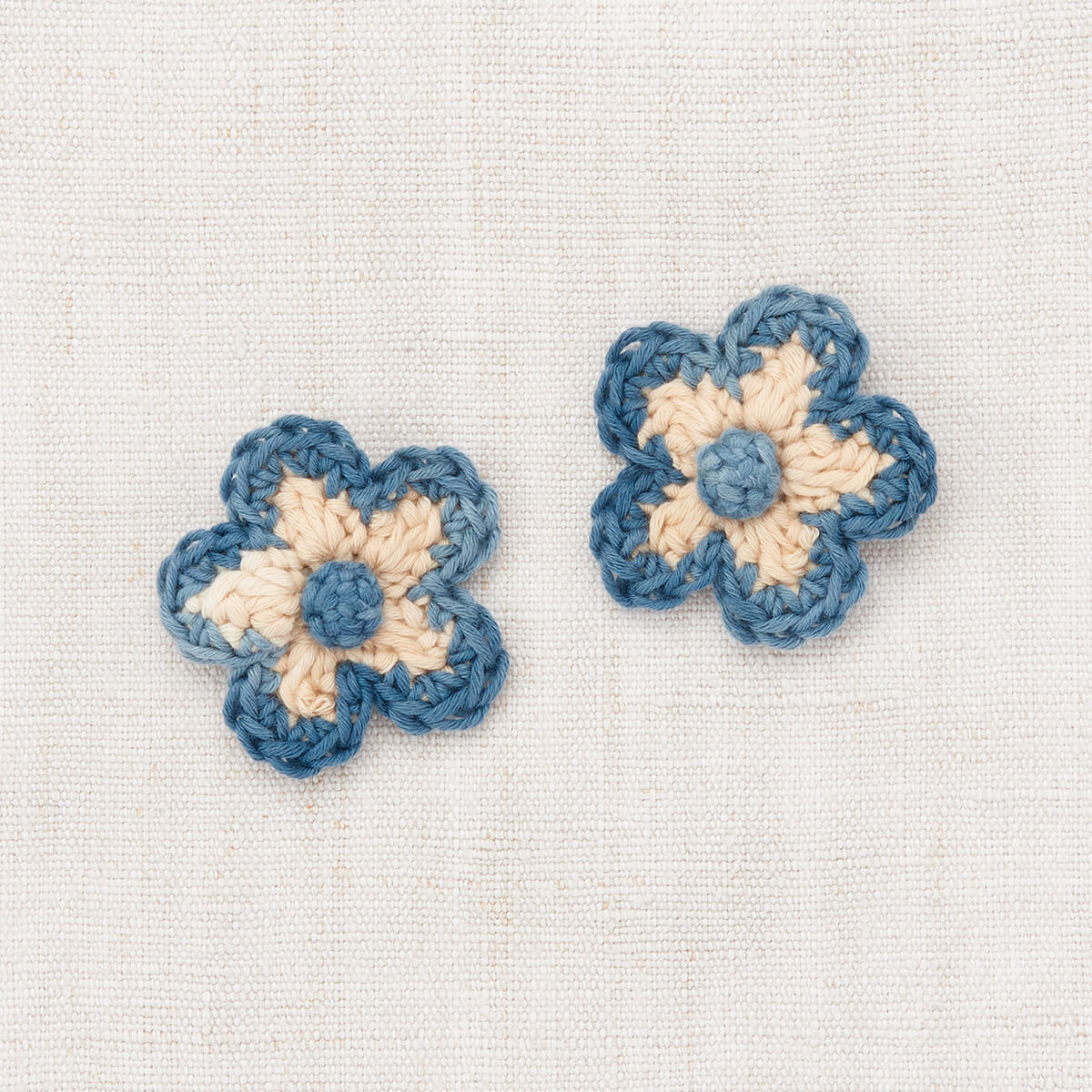 Medium Flower Clip Set in Bisque by Misha & Puff – Junior Edition