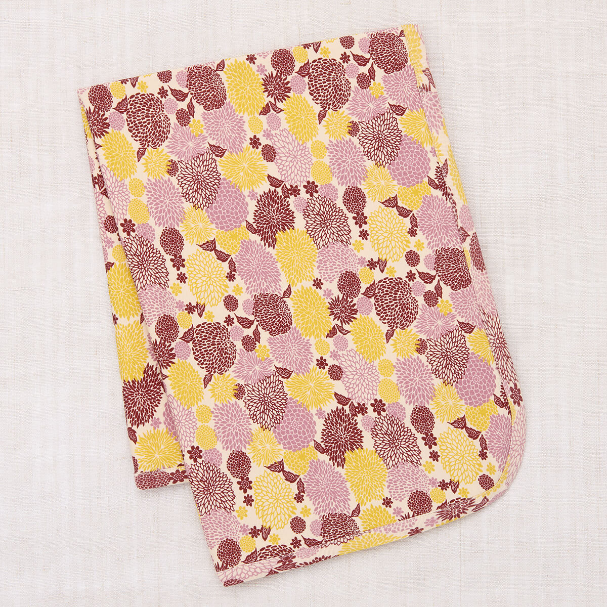 Baby Blanket in String / Antique Rose Chrysanthemum by Misha & Puff ...