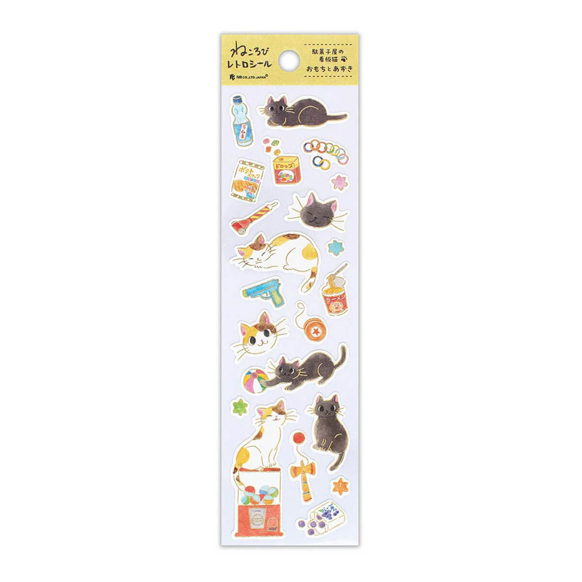 Candy Shop Cat Stickers by NB Japan – Junior Edition
