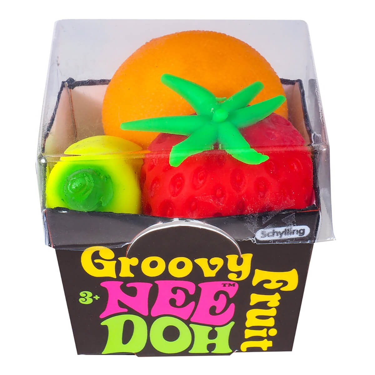 Groovy Fruit Needoh Squishy Toy by Schylling – Junior Edition