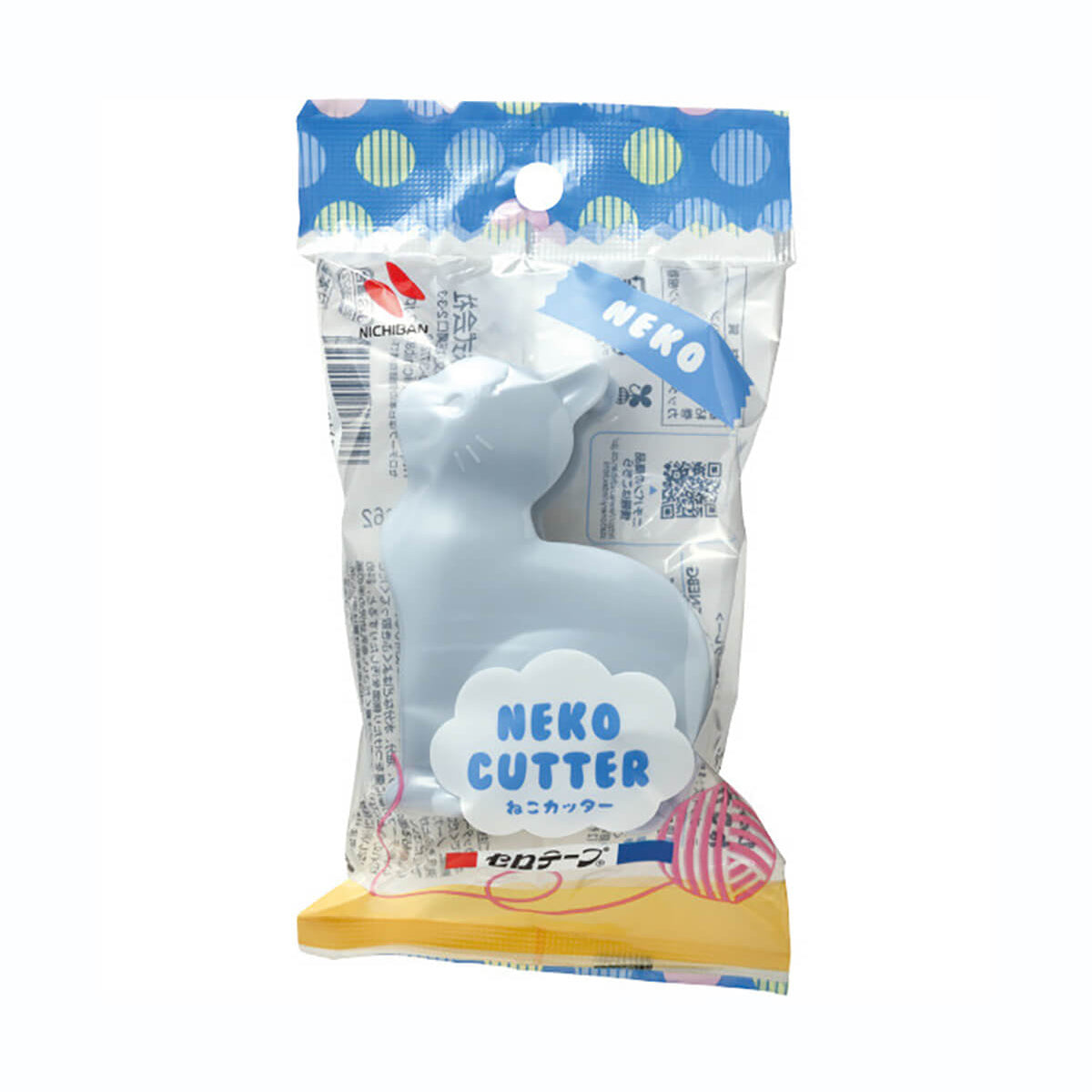 Blue Grey Cat Tape Dispenser by Nichiban Japan – Junior Edition