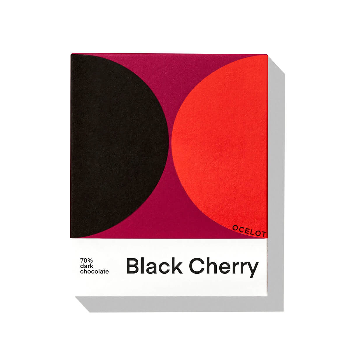 Black Cherry 70% Dark Chocolate Bar by Ocelot – Junior Edition