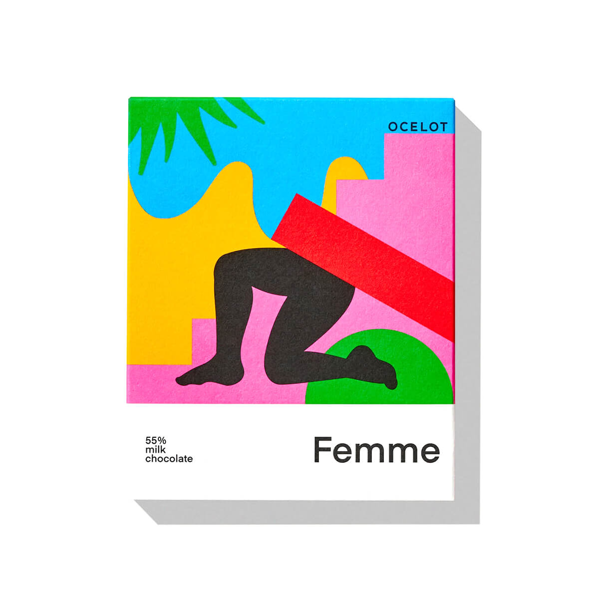 Femme 55% Milk Chocolate Bar by Ocelot – Junior Edition