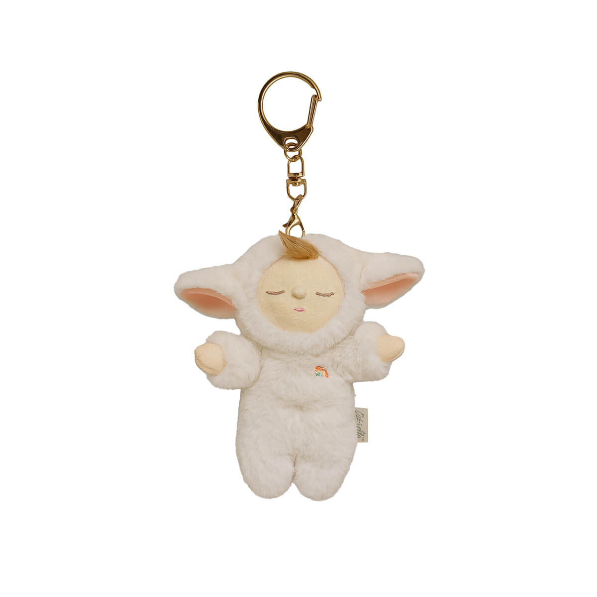 Pookie Lamby Cozy Dinkum Bag Charm by Olli Ella – Junior Edition