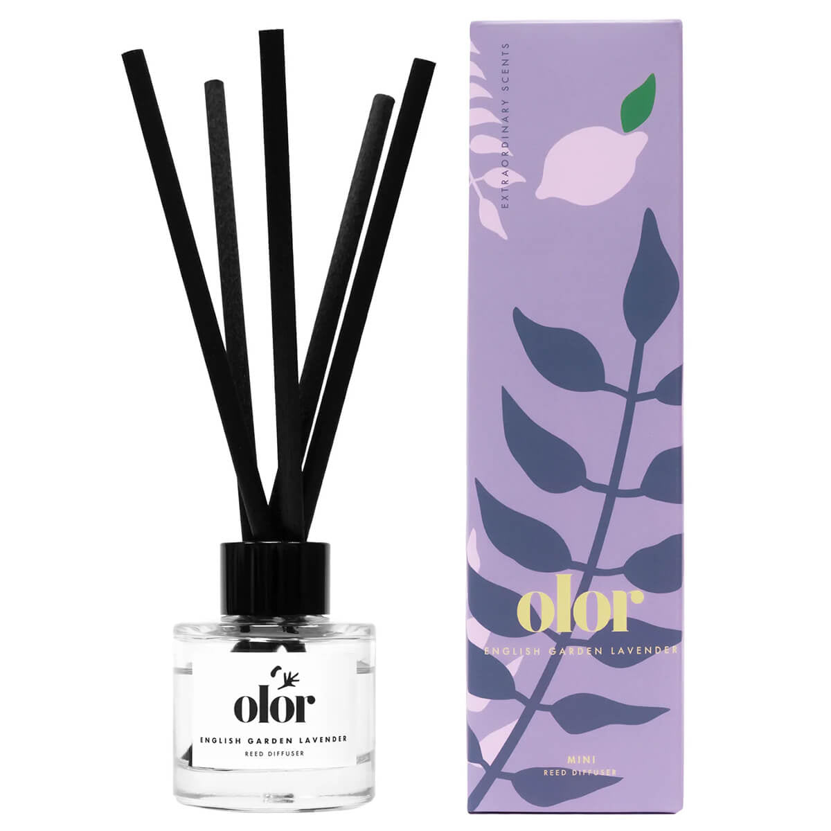 English Garden Lavender Reed Diffuser by Olor – Junior Edition