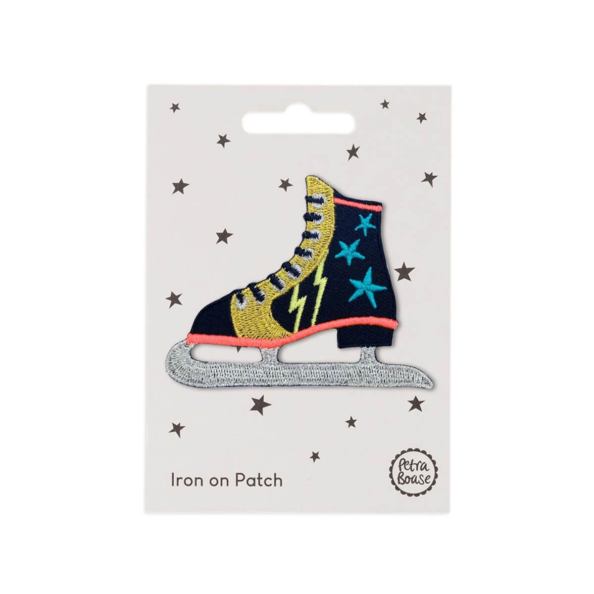 Ice Skate Iron On Patch by Petra Boase – Junior Edition