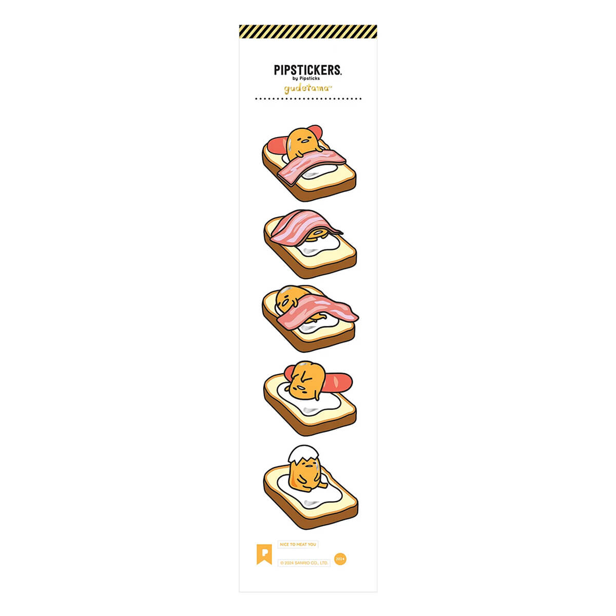 Gudetama Nice To Meat You Stickers by Pipsticks – Junior Edition