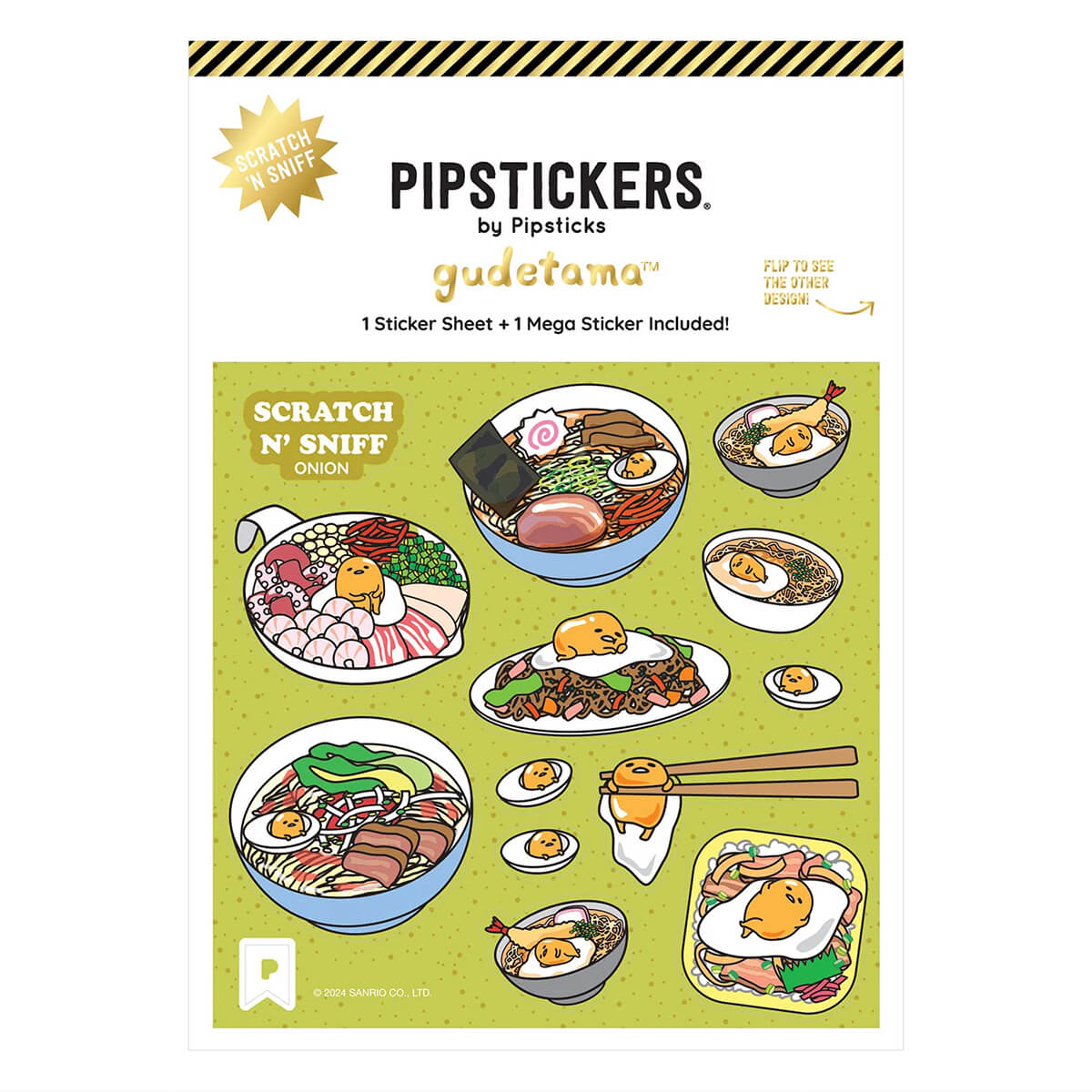 Gudetama Ramen Adventure Scratch 'n Sniff Stickers by Pipsticks ...