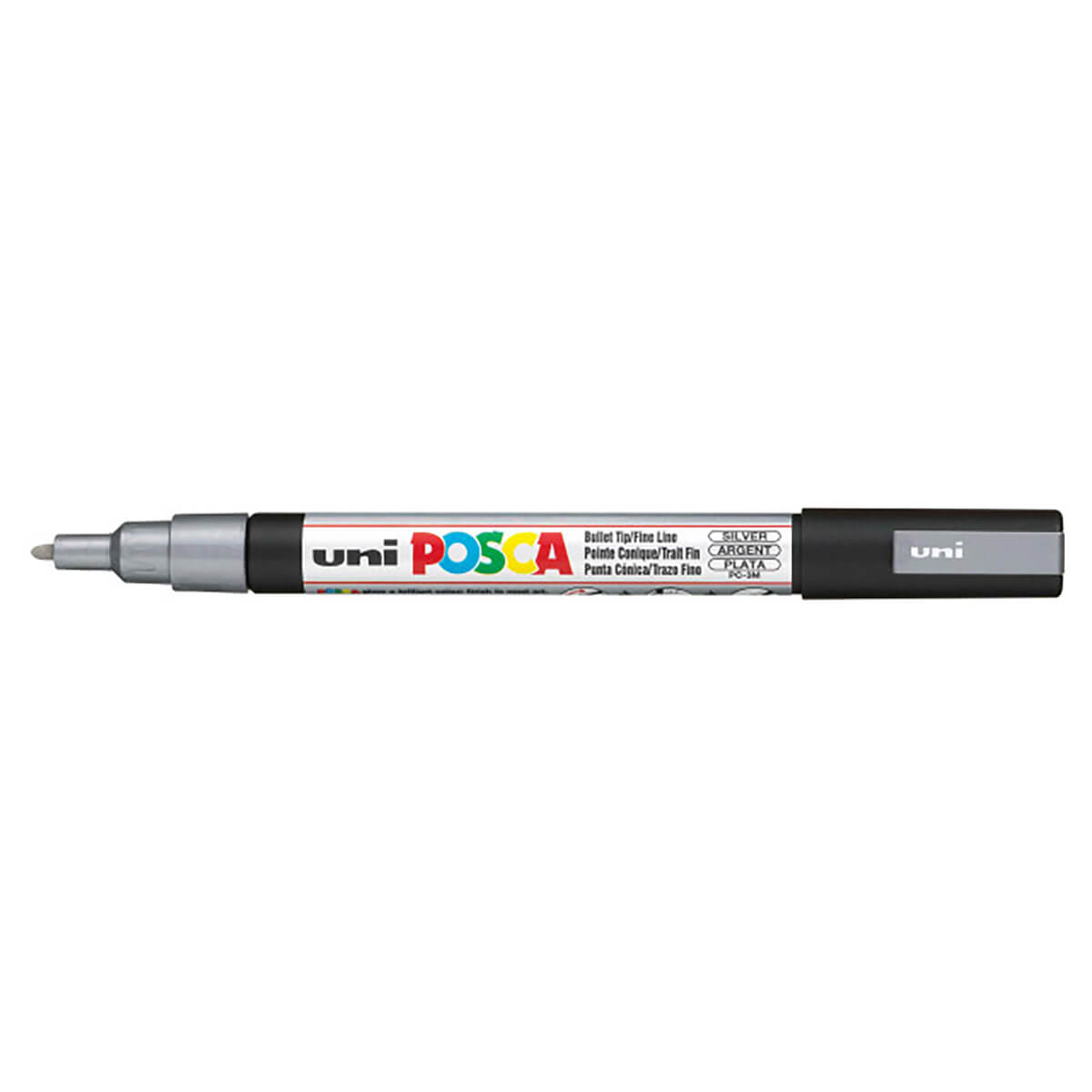 PC-5M Paint Marker Pen in Silver by Posca – Junior Edition