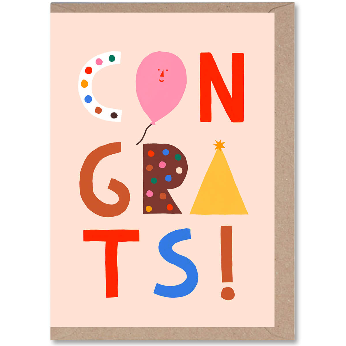 Congrats Greetings Card by Rumble Cards – Junior Edition