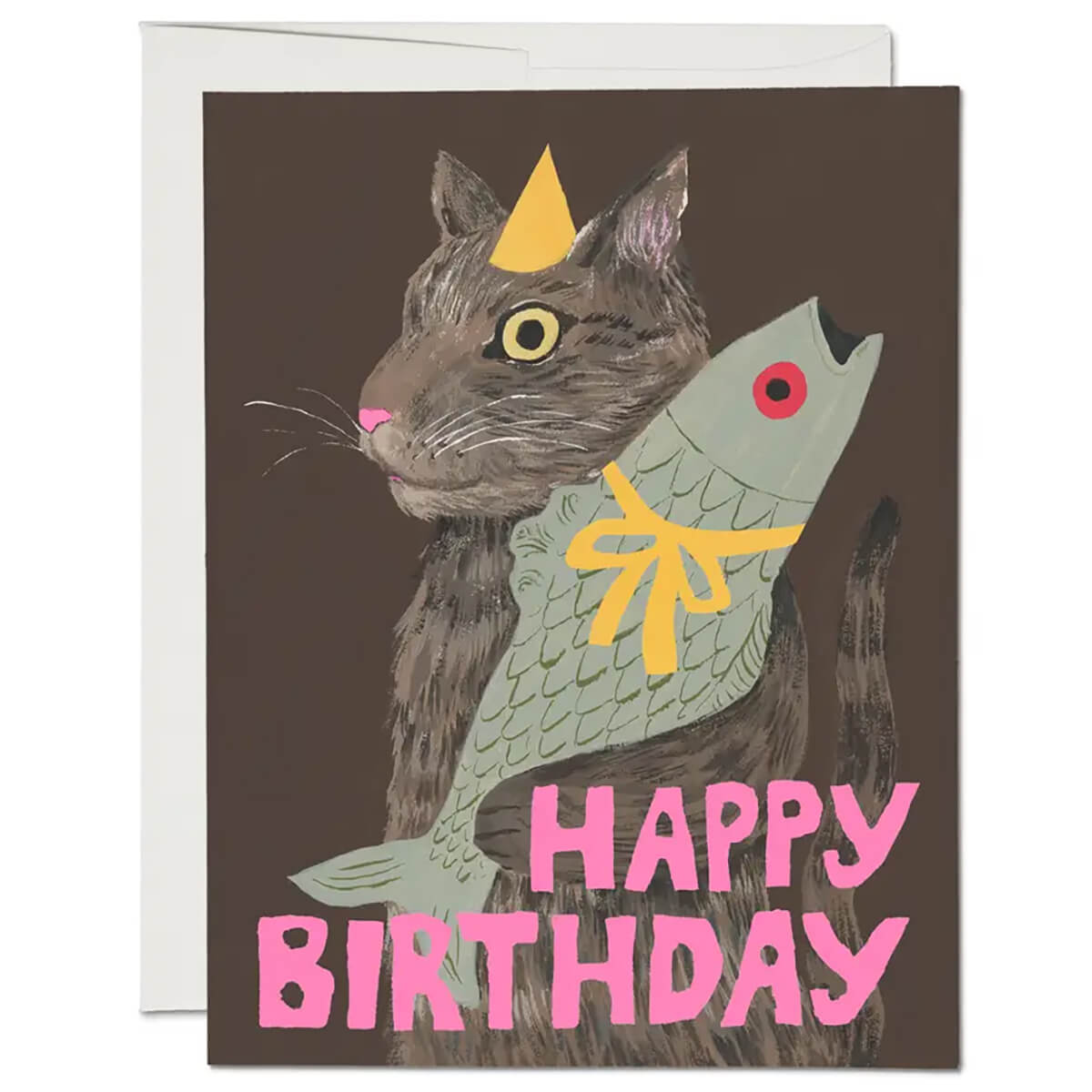 Cat's Delight Greetings Card by Red Cap Cards – Junior Edition