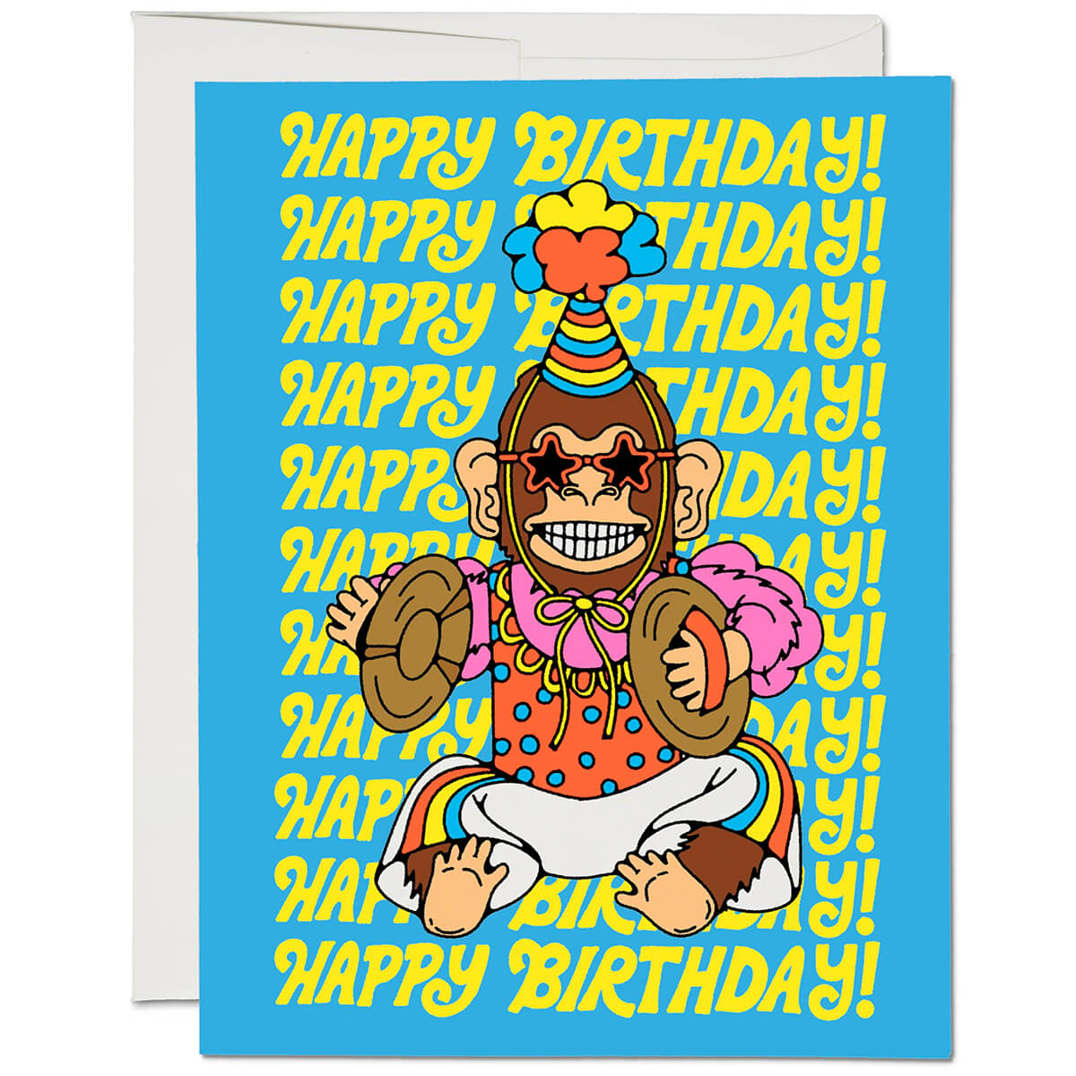 Funky Monkey Greetings Card by Red Cap Cards – Junior Edition