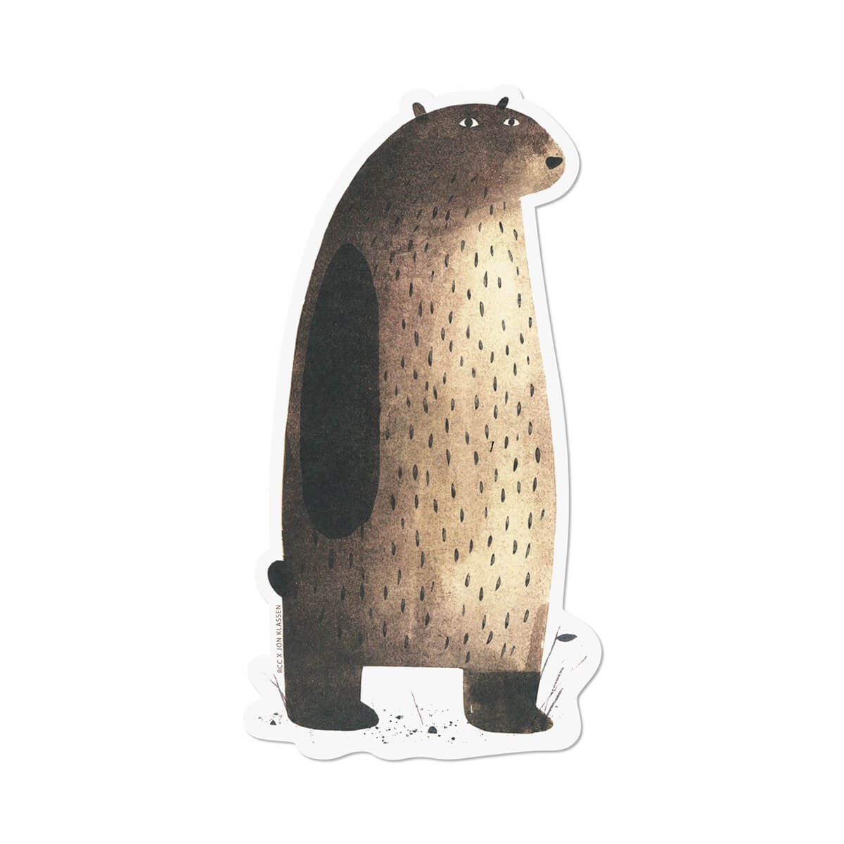 The Bear Sticker by Red Cap Cards – Junior Edition