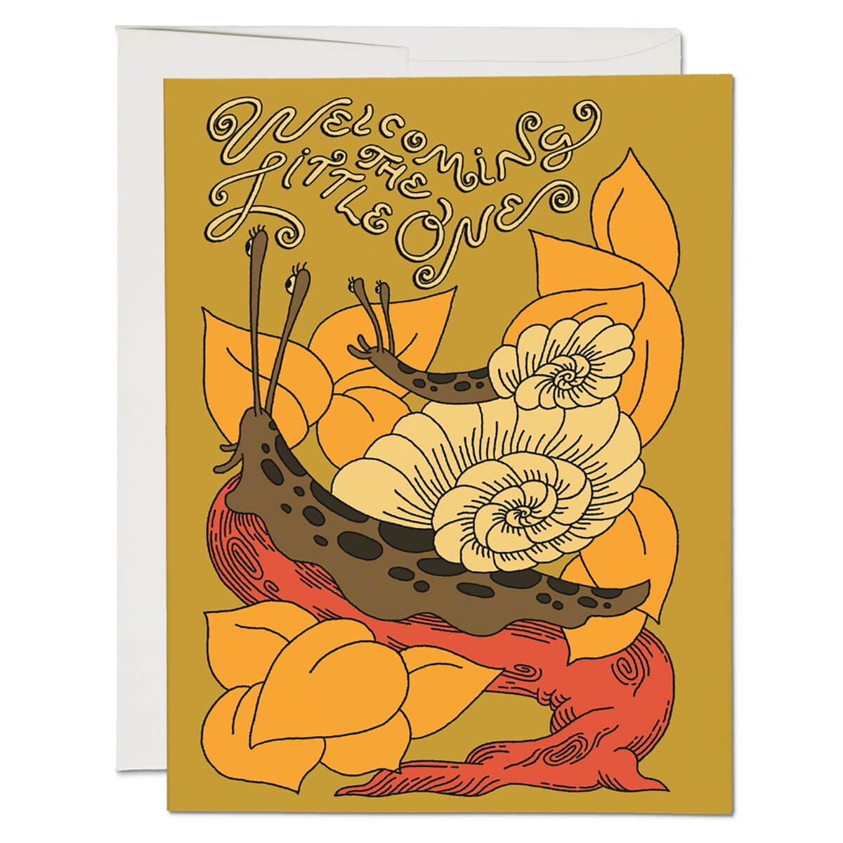 Welcome Little One Greetings Card by Red Cap Cards – Junior Edition