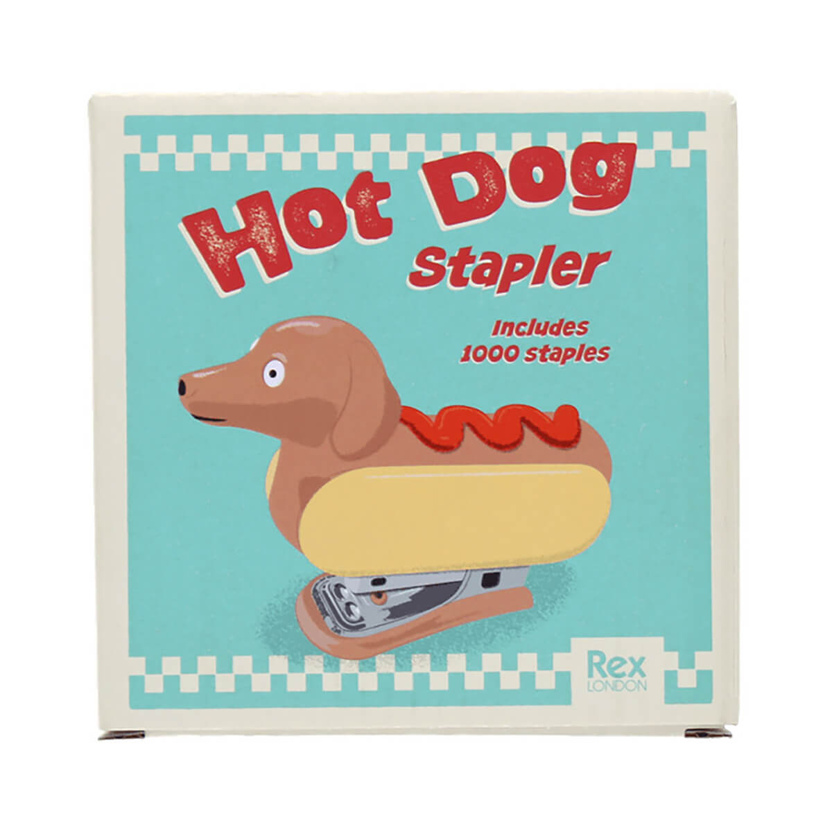 Mini Stapler Hot Dog (with 1000 staples) by Rex London – Junior Edition