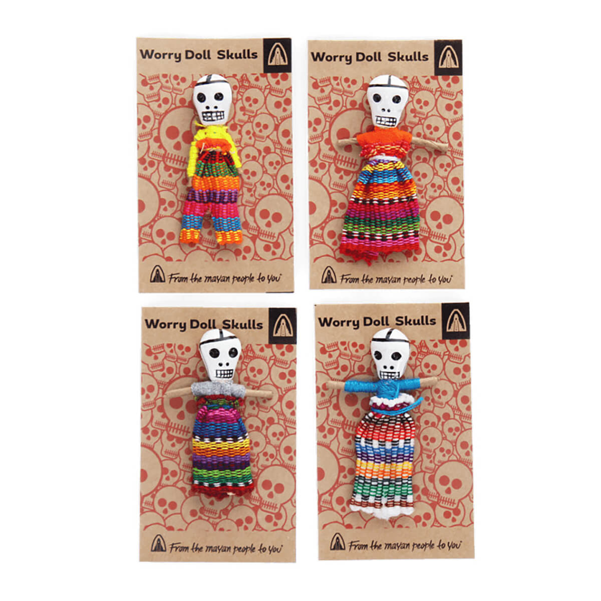 Skull Worry Doll by Rex London – Junior Edition