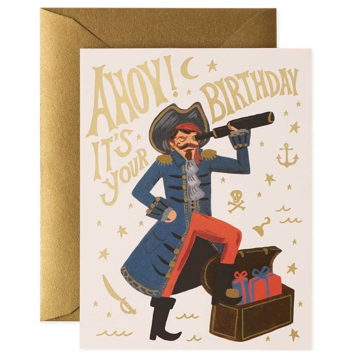 Pirate Birthday Greetings Card By Rifle Paper Co. – Junior Edition