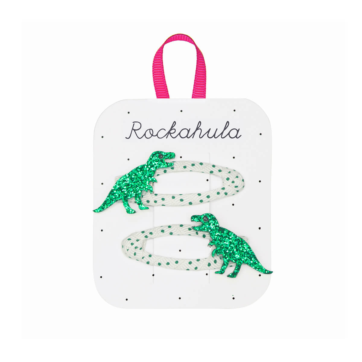 Spotty T-Rex Hair Clips by Rockahula – Junior Edition
