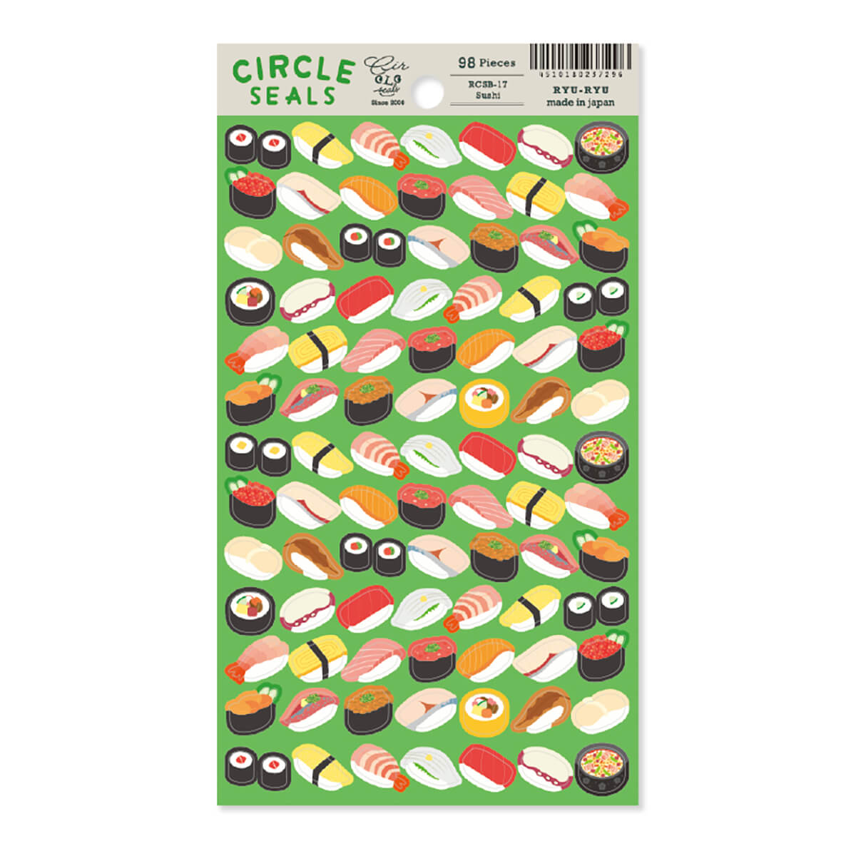 Sushi Stickers by Ryu Ryu Japan – Junior Edition
