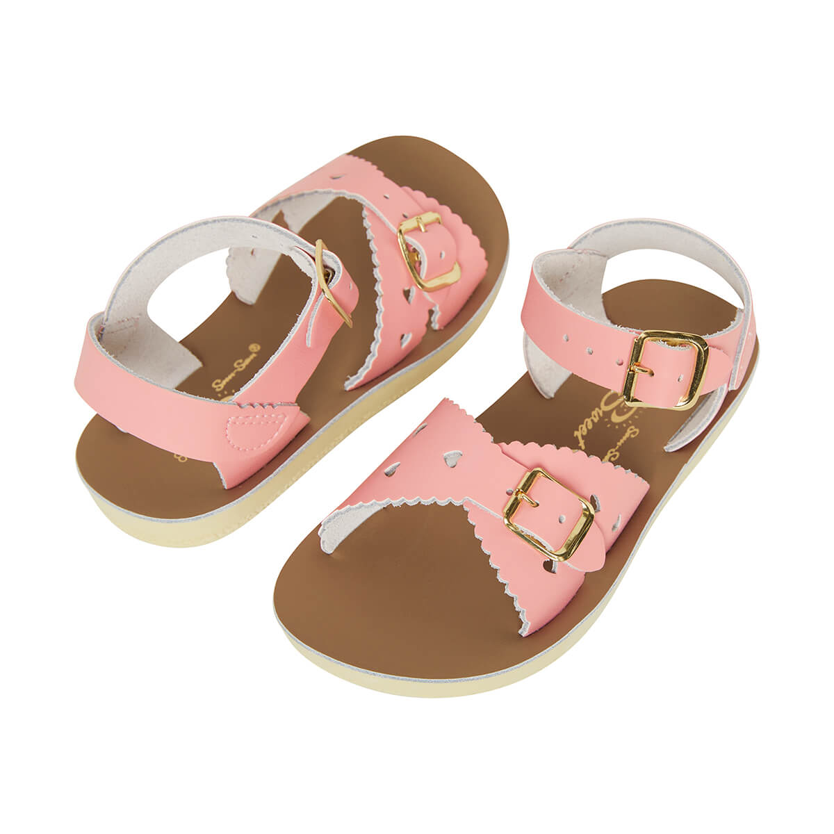 Sweetheart Sandals in Pink by Salt-Water – Junior Edition