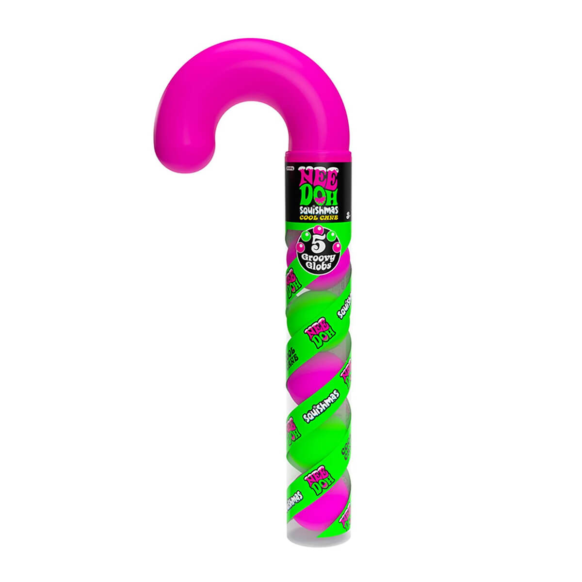 Squishmas Cool Cane Needoh Squishy Toy Set by Schylling – Junior Edition