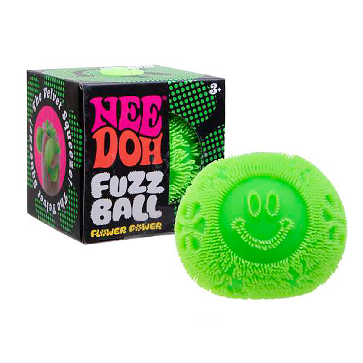 Fuzz Ball Flower Power Needoh Squishy Toy by Schylling – Junior Edition
